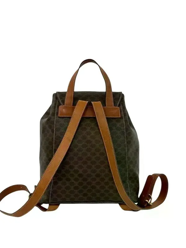 Celine Macadam Coated Canvas Backpack