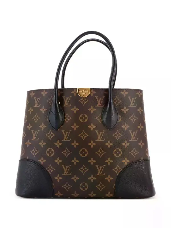 LOUIS VUITTON Flandrin Handbag Monogram Canvas And Leather Tote - Black