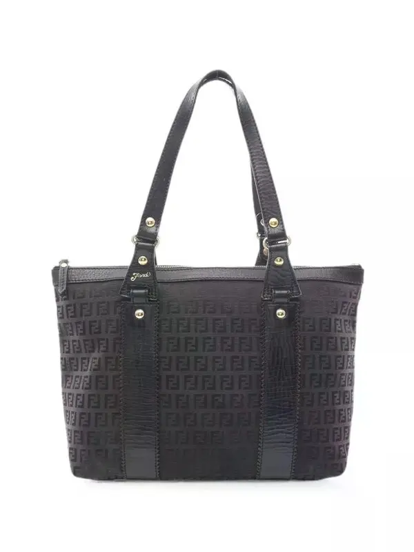 Fendi 2000s Zucchino Tote Bag - Brown