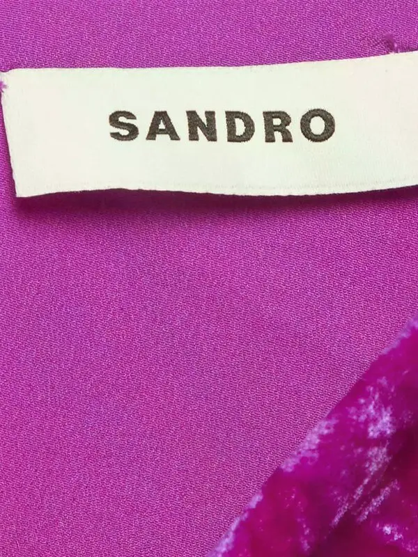 Sandro V-neck Mini Dress