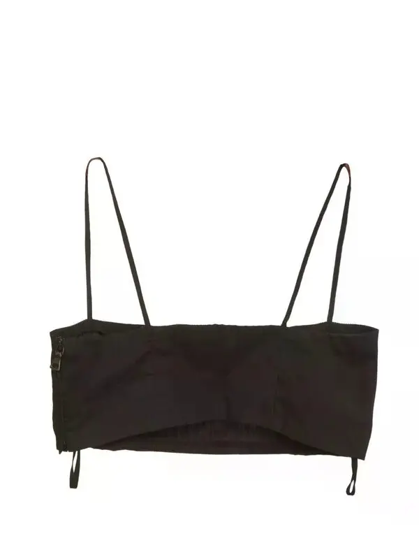 Prada Spaghetti Strap Cropped Top