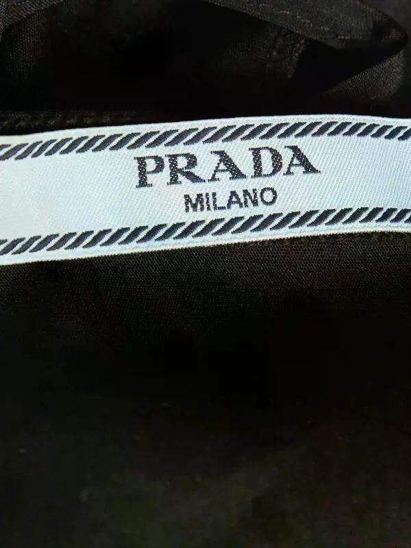 Prada Spaghetti Strap Cropped Top