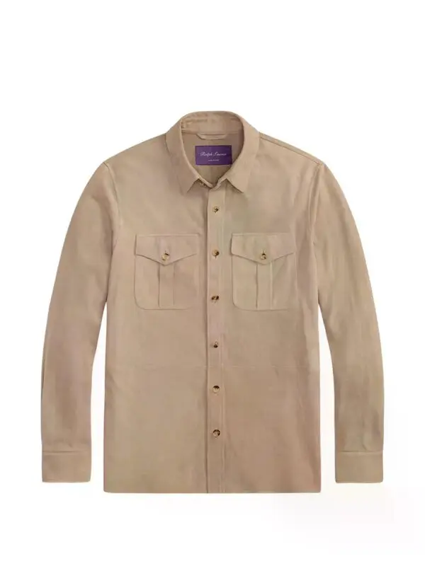 Ralph Lauren Purple Label Purple Label Cargo-pocket Suede Jacket