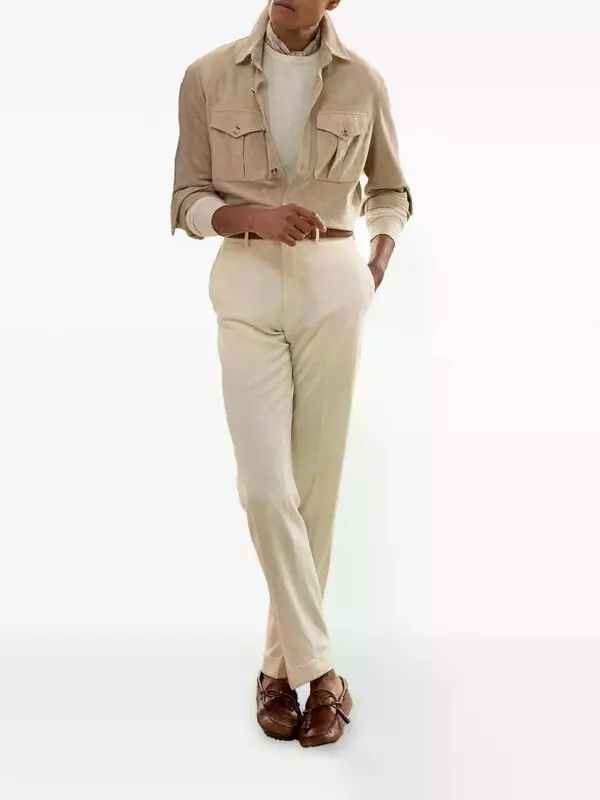 Ralph Lauren Purple Label Purple Label Cargo-pocket Suede Jacket