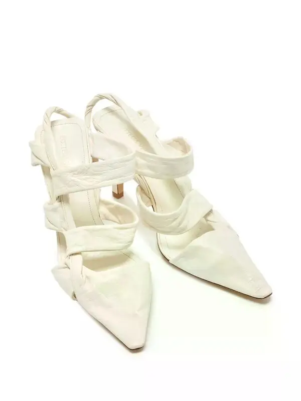 Bottega Veneta Knotted Slingback Pumps - Neutrals