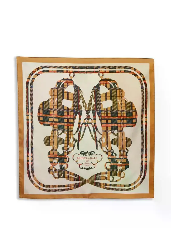 Hermès Brides De Gala Gavroche Silk Scarf