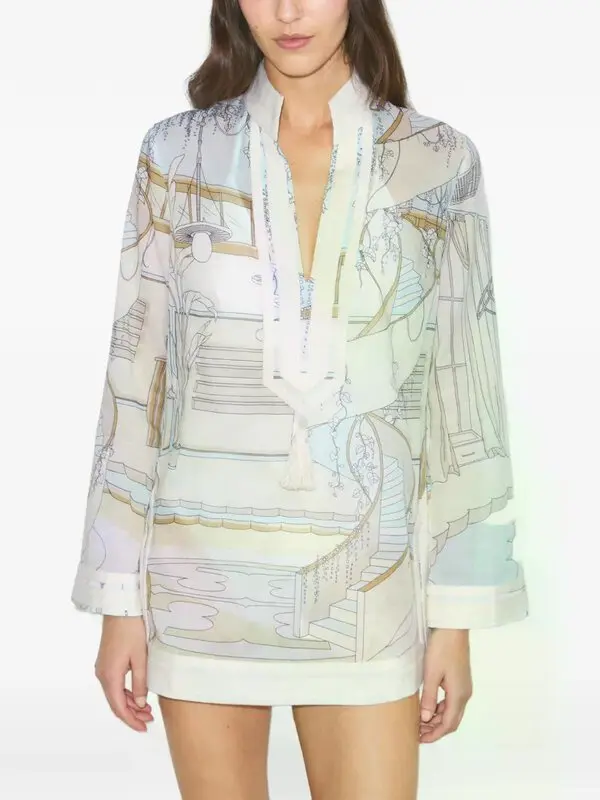 Tory Burch Graphic Print Tunic