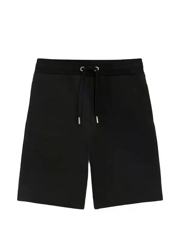 AMI Paris Cotton Embossed De Coeur Shorts