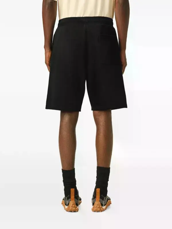 AMI Paris Cotton Embossed De Coeur Shorts