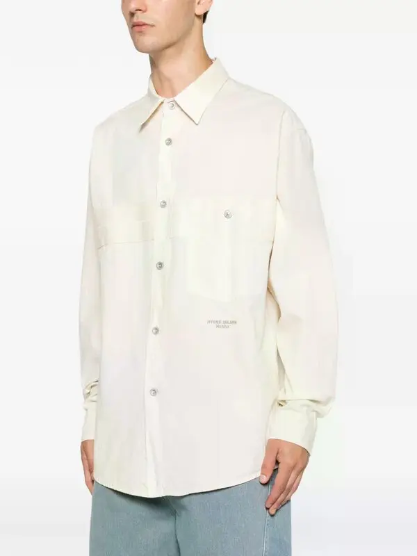 Stone Island Logo-embroidered Shirt