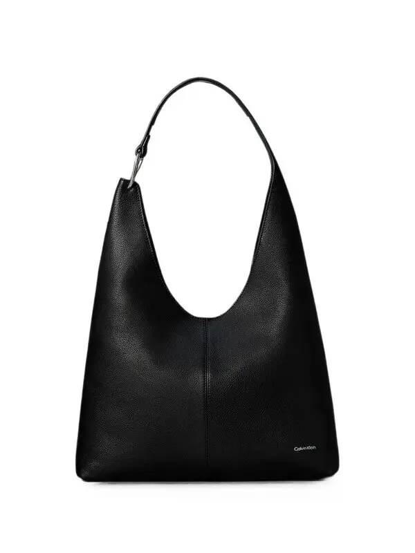 Calvin Klein Medium Slouchy Shoulder Bag - Black