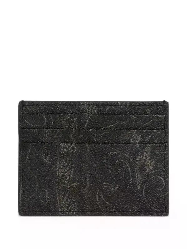Etro Arnica Card Holder With Leather Insert