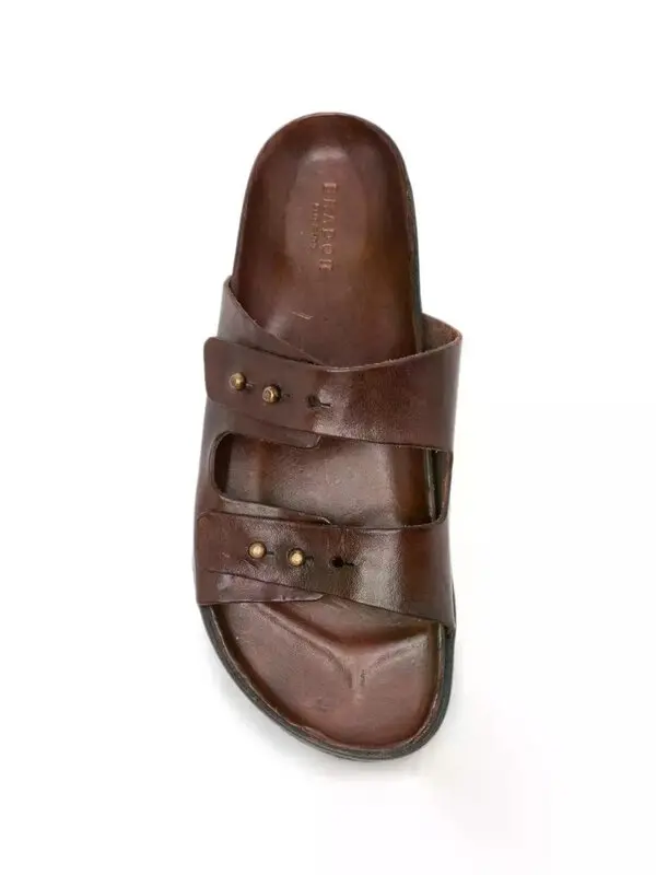 BRADOR Leather Flat Sandals