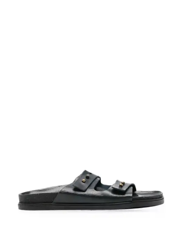 BRADOR Leather Flat Sandals