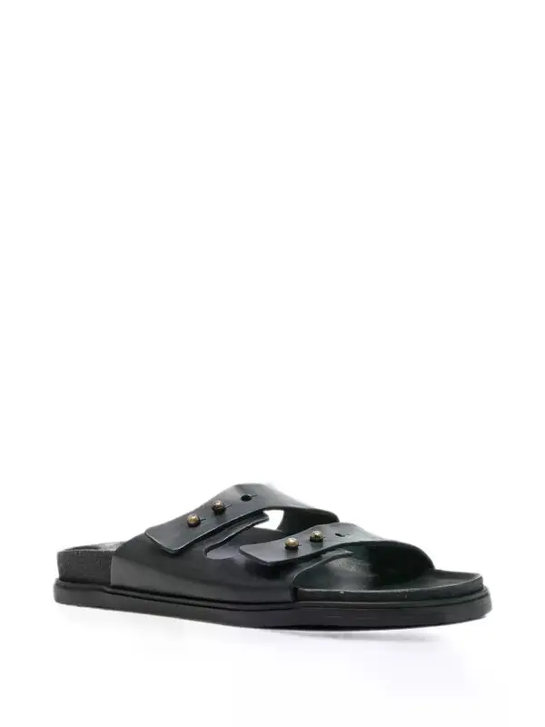 BRADOR Leather Flat Sandals
