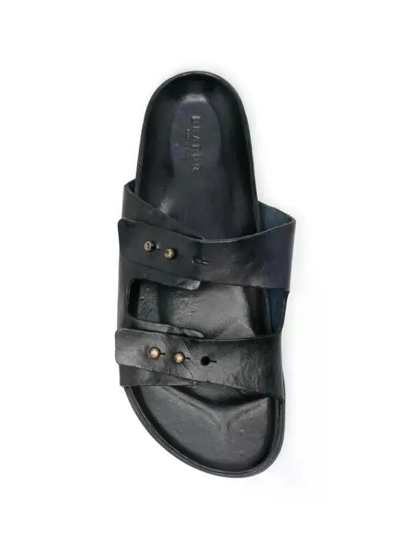 BRADOR Leather Flat Sandals