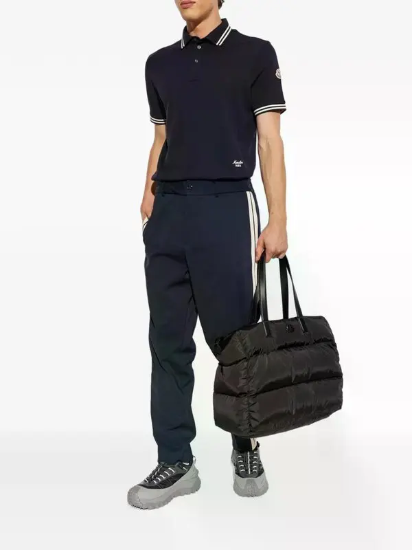 Moncler Logo-embroidered Polo Shirt
