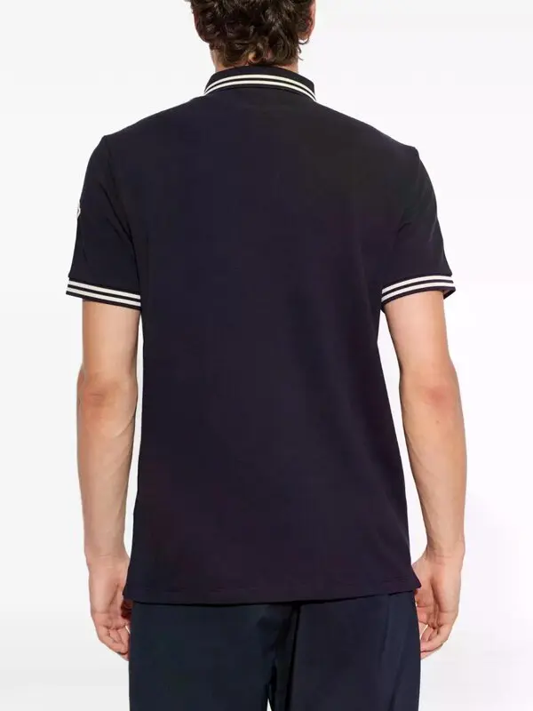 Moncler Logo-embroidered Polo Shirt