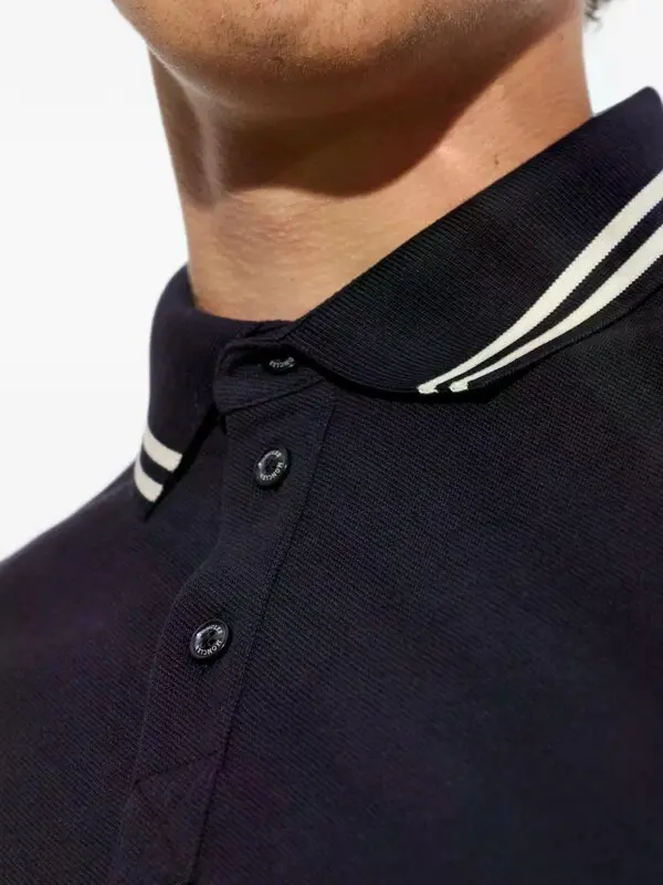 Moncler Logo-embroidered Polo Shirt