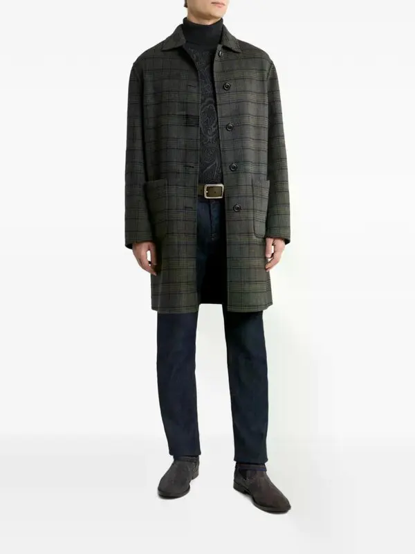 Etro Reversible Wool-blend Coat
