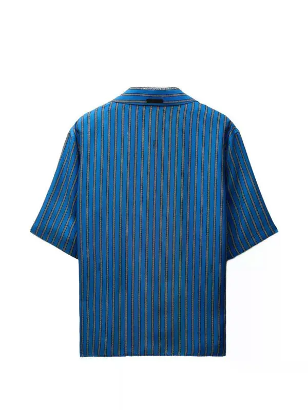 Versace Printed Silk Twill Shirt