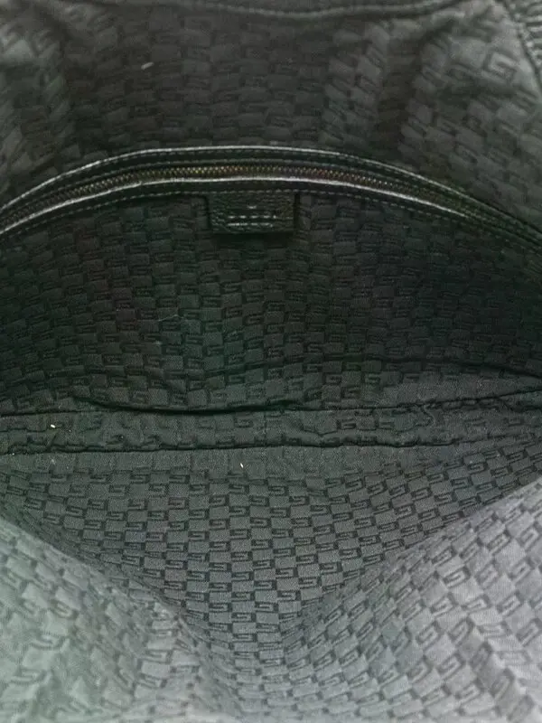 Gucci Pebbled Calfskin Bamboo Hobo Bag