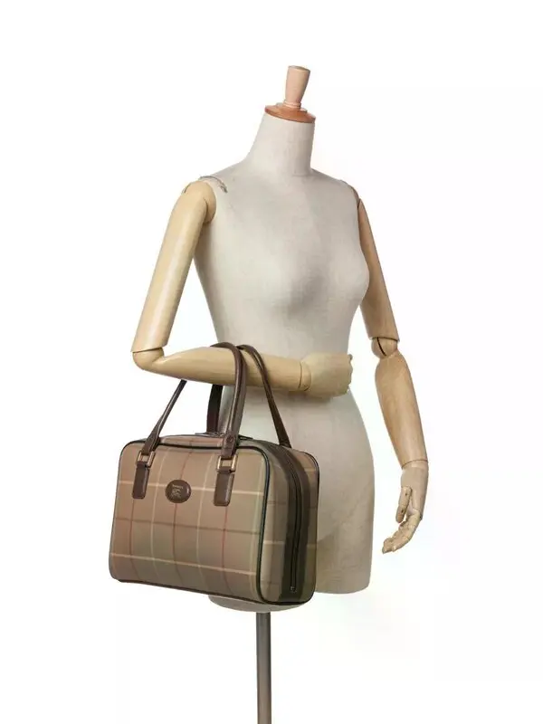 Burberry Vintage Check Canvas Handbag