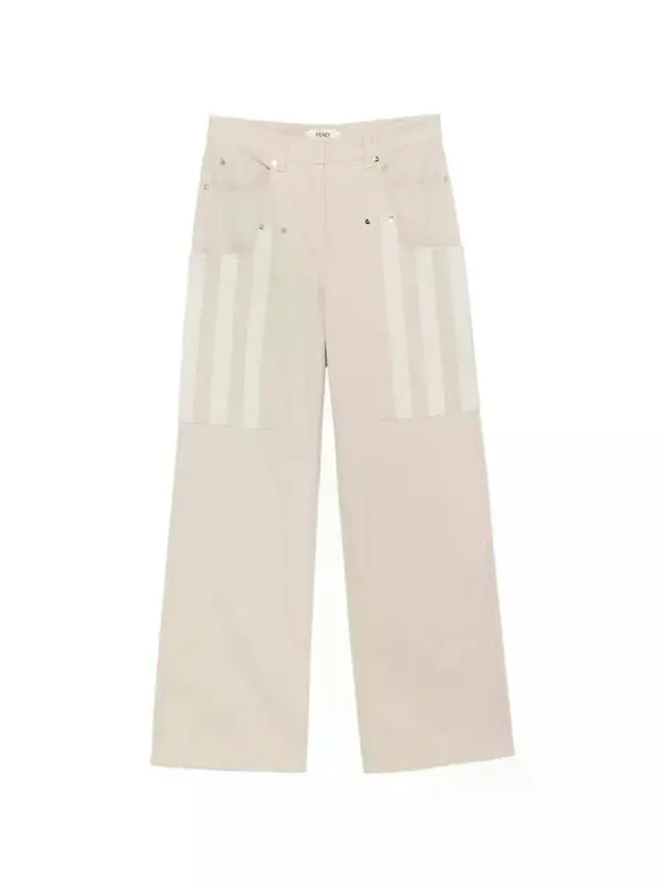 Fendi Belt-loop Pocket Jeans - Neutrals