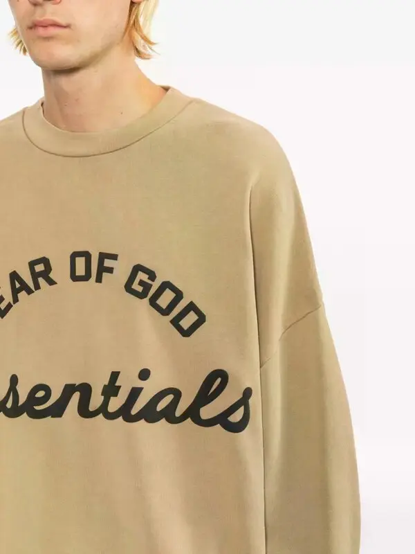 ESSENTIALS Logo-print Crew Neck Sweater