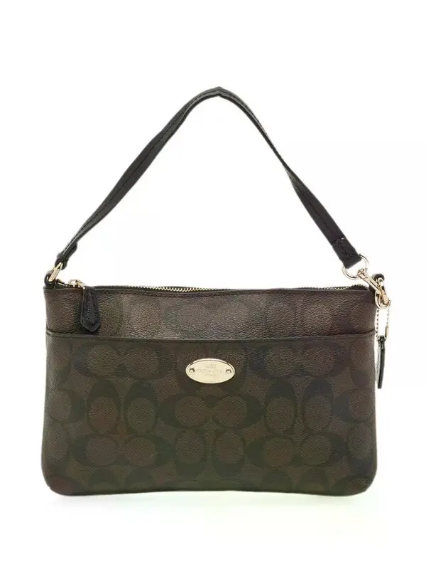 COACH VINTAGE Signature Monogram Clutch Bag
