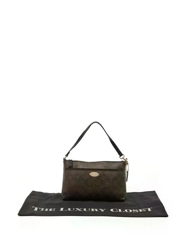 COACH VINTAGE Signature Monogram Clutch Bag