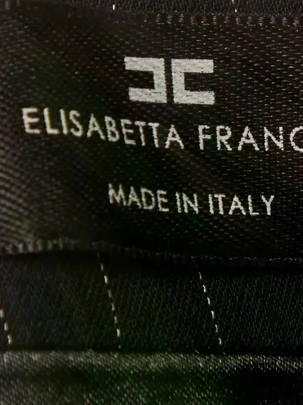 Elisabetta Franchi Asymmetrical Pinstripe Jumpsuit