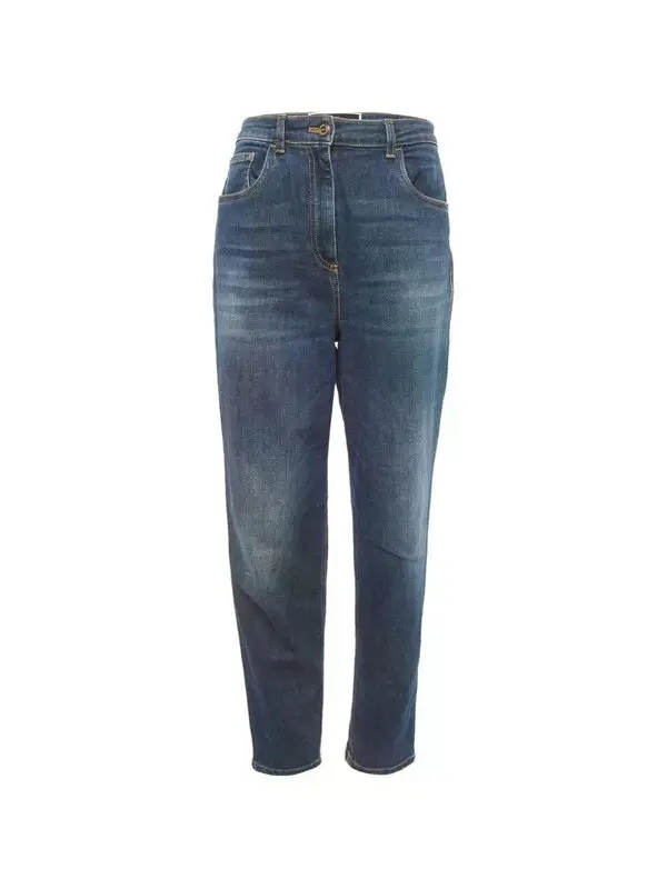 Elisabetta Franchi Faded Skinny Jeans - Blue