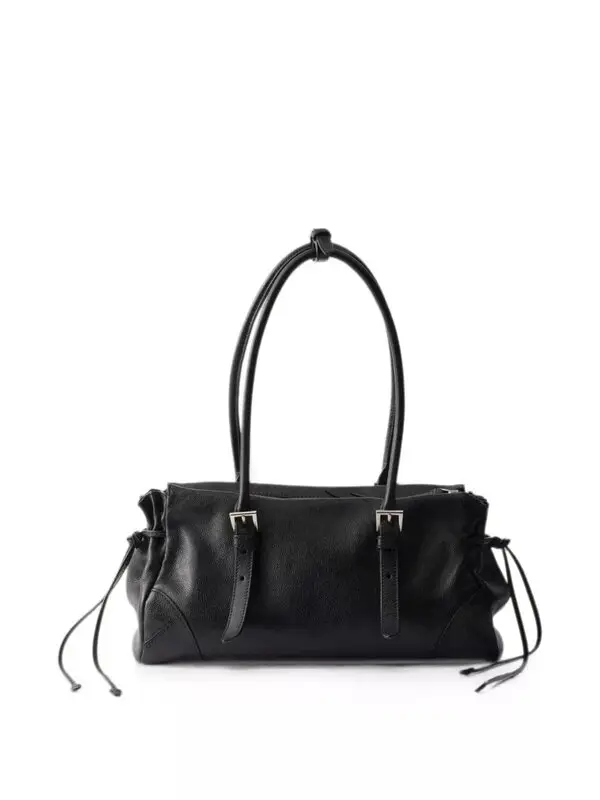 Prada Bonnie Medium Antiqued Leather Tote Bag