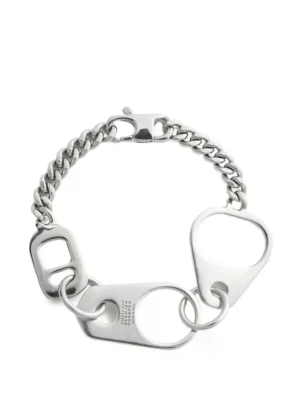 MAISON MARGIELA Bottle Cap Link Bracelet - Silver