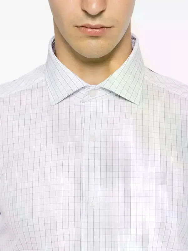 VELA SHOP Checked Long-sleeve Shirt