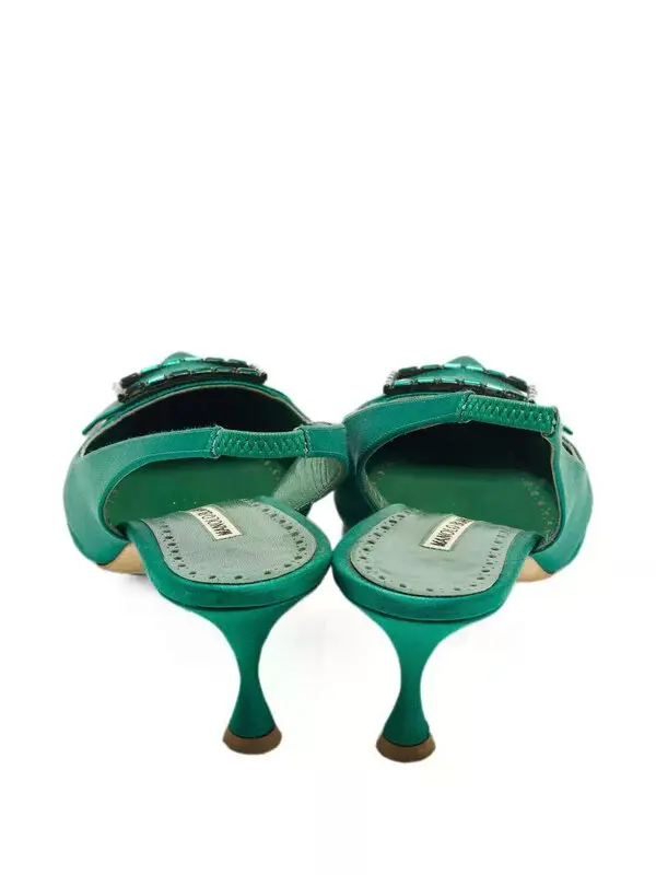 Manolo Blahnik Dolores Slingback Heeled Pumps