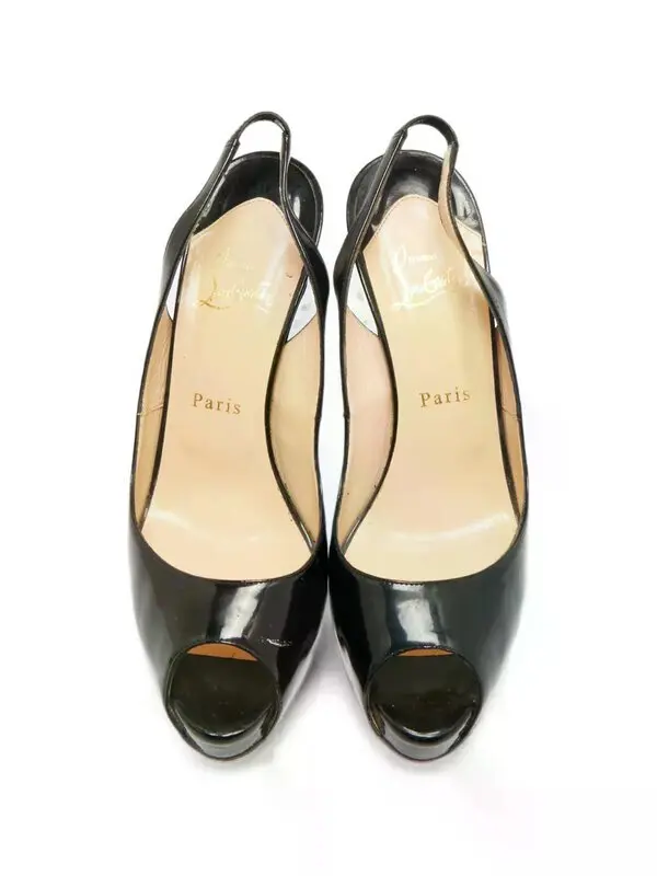 CHRISTIAN LOUBOUTIN Private Number Slingback Pumps