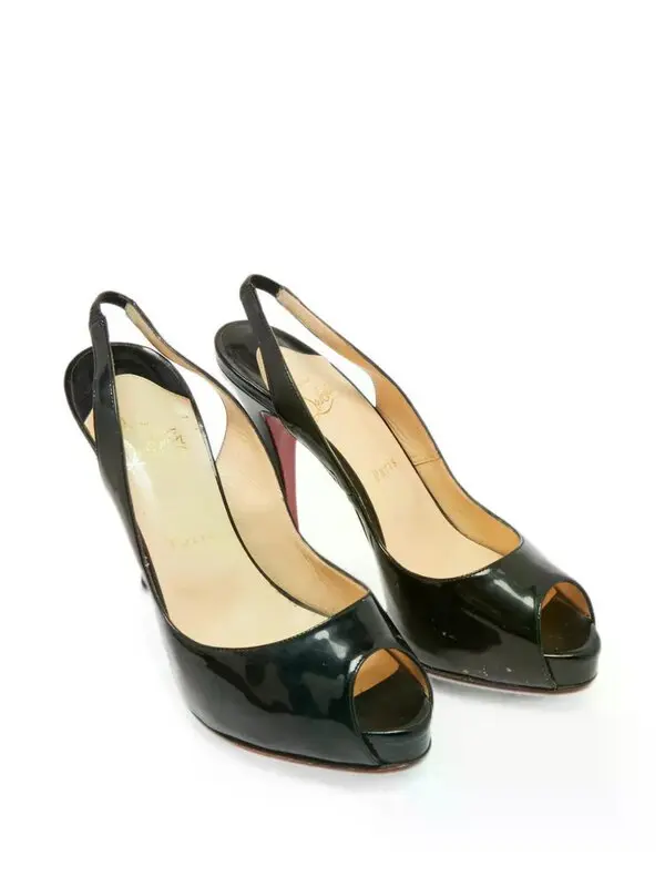 CHRISTIAN LOUBOUTIN Private Number Slingback Pumps