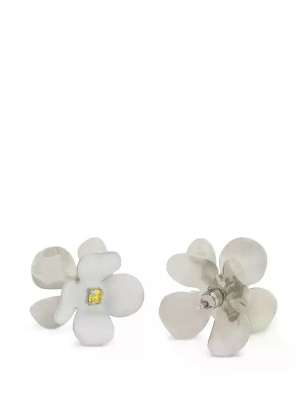 Marni Daisy Stud Earrings - Silver