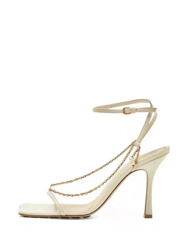 Bottega Veneta Chain Ankle-strap Sandals
