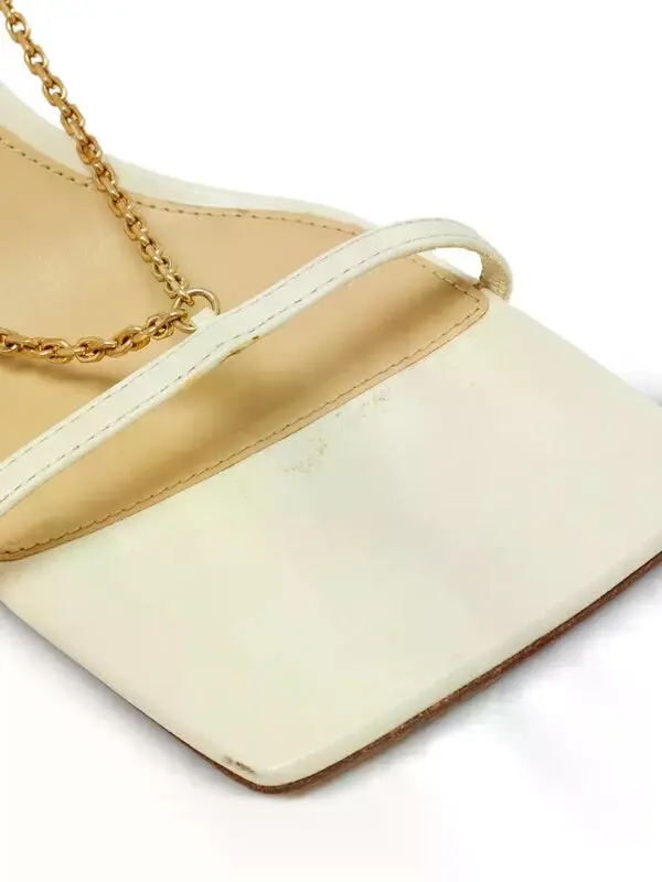 Bottega Veneta Chain Ankle-strap Sandals