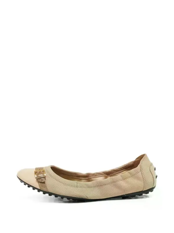 TOD'S Cap-toe Ballet Flats - Neutrals