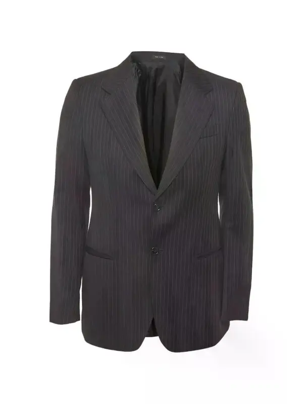 Emporio Armani Josh Line Pinstripe Blazer - Grey