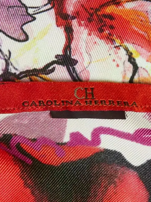 Carolina Herrera Floral-print Silk Scarf