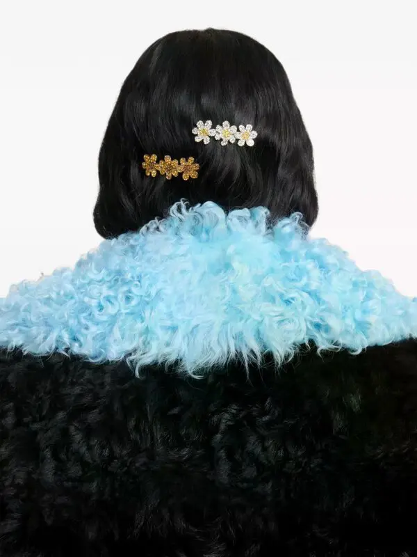 Marni Rhinestone Embellished Daisy Hair Slide