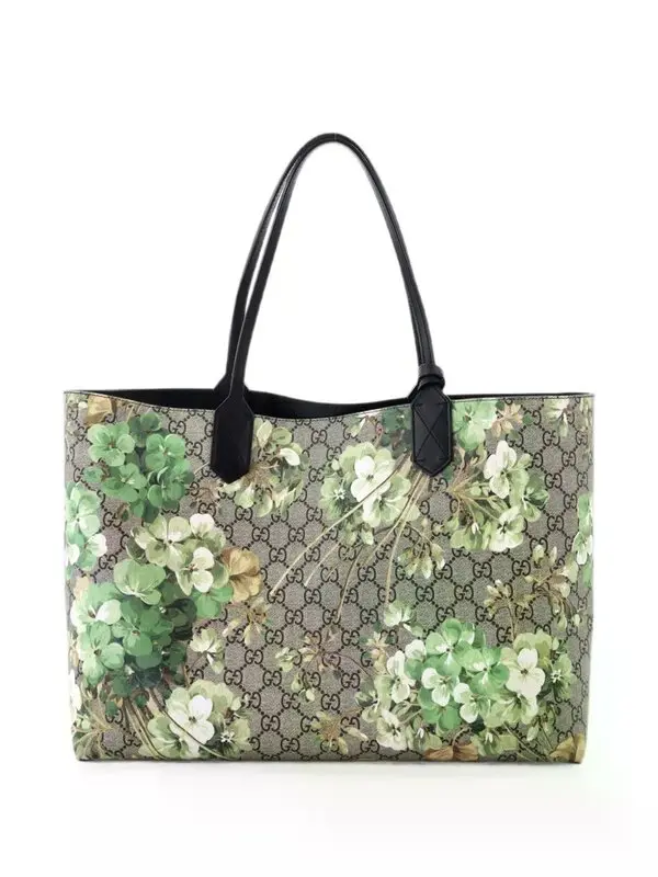Gucci Reversible Gg Print Leather Medium Tote Bag