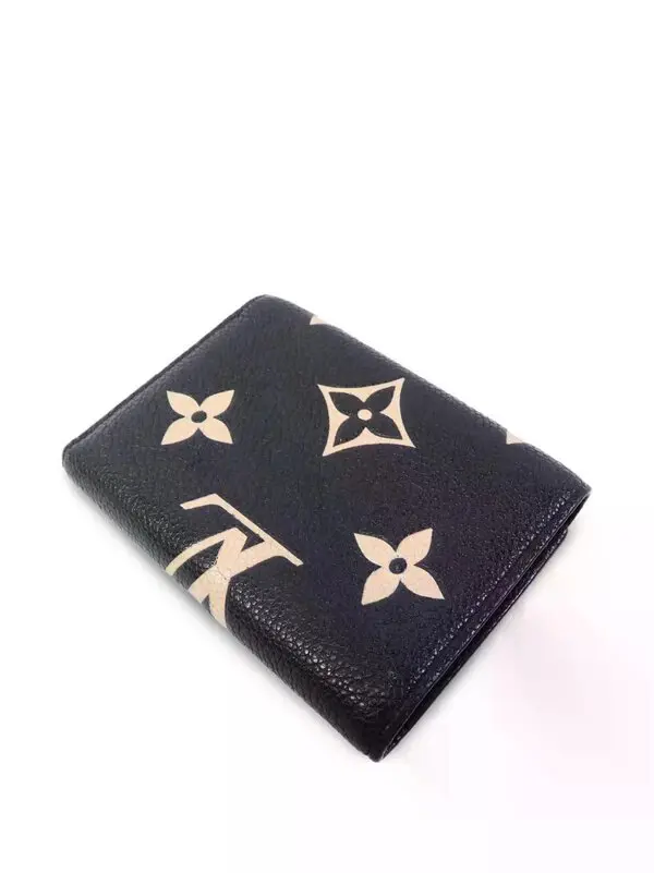 LOUIS VUITTON Victorine Monogram Empreinte Wallet - Black