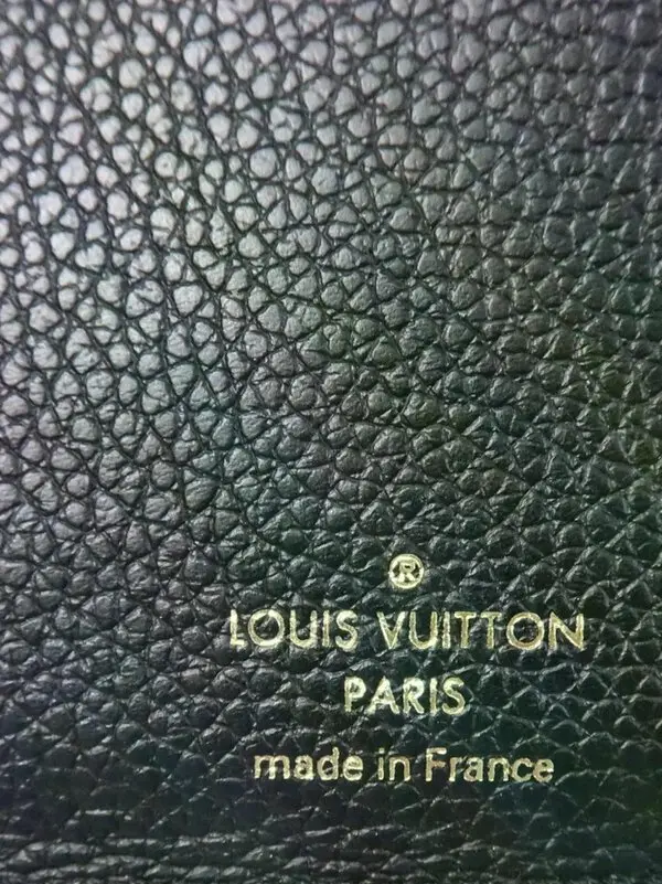 LOUIS VUITTON Victorine Monogram Empreinte Wallet - Black