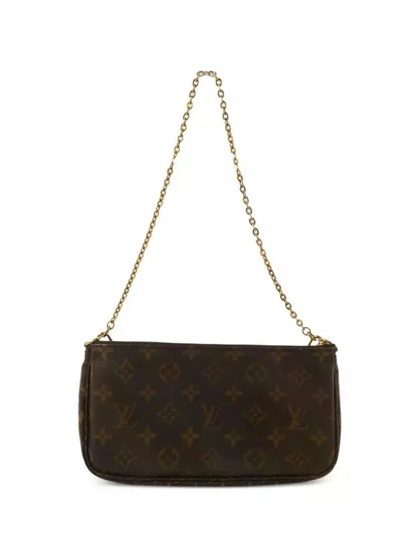 LOUIS VUITTON Multi Pochette Accessoires Monogram Shoulder Bag - Brown